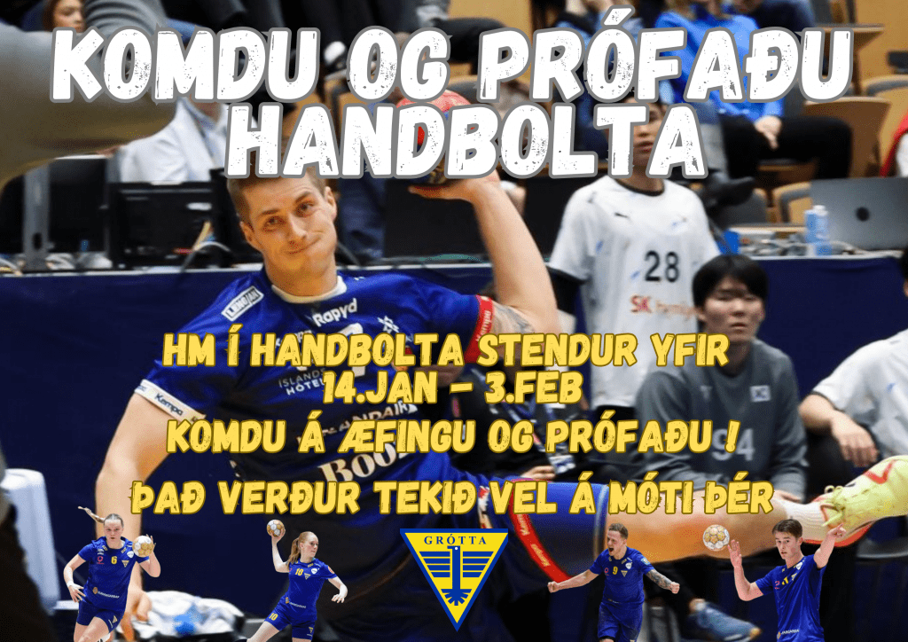 KOMDU OG PRÓFAÐU HANDBOLTA - Íþróttafélagið Grótta
